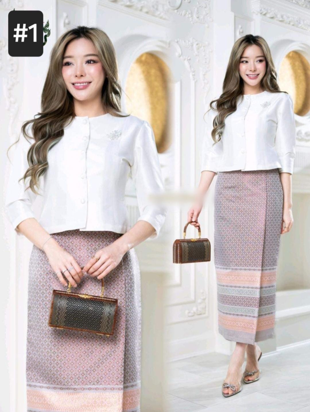Beautiful Thai Dressi Thai/laos Dressi Handwoven Fabrici Temple Dress ...