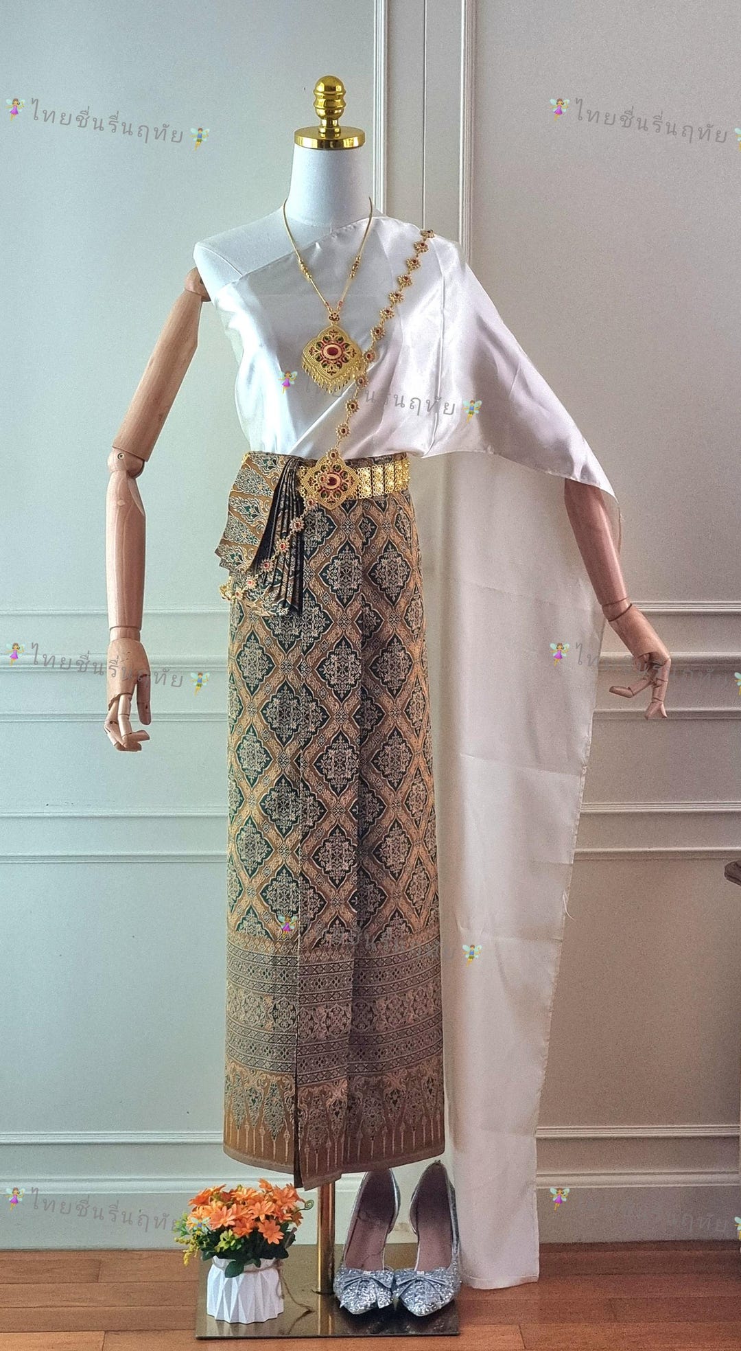Gorgeous Traditional Thai Dressi Thai/khmer New Year Dressi Bridmaid ...