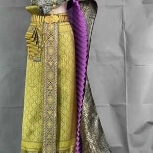 Amazing Traditional Thai Dressi Thai/khmer Wedding Dressi Handwoveni ...