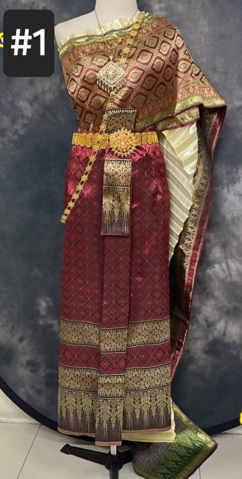 Beautiful Traditional Thai Dressi Chut Thai | Thai/khmer Wedding Dressi ...