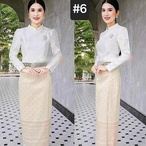 Gorgeous Thai Dressi Thai/laos Dressi Handwoven Fabrici Temple Dress ...