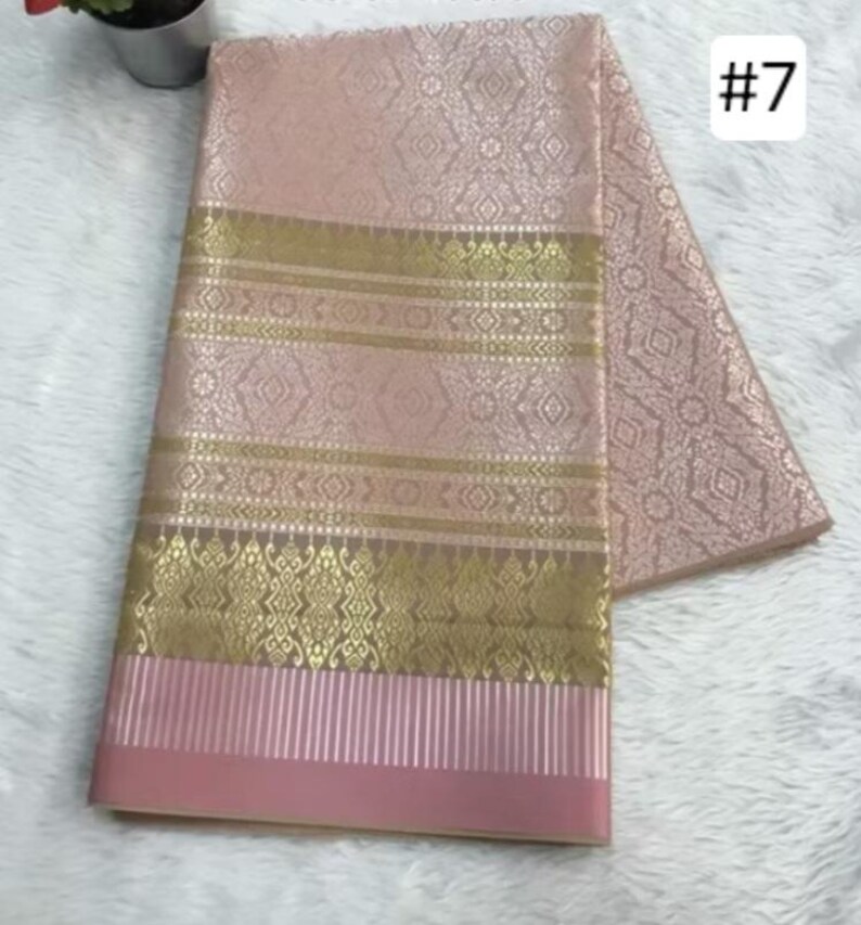 Stunning Thai Dressi Thai/laos Dressi Handwoven | Asian Dress| Office ...