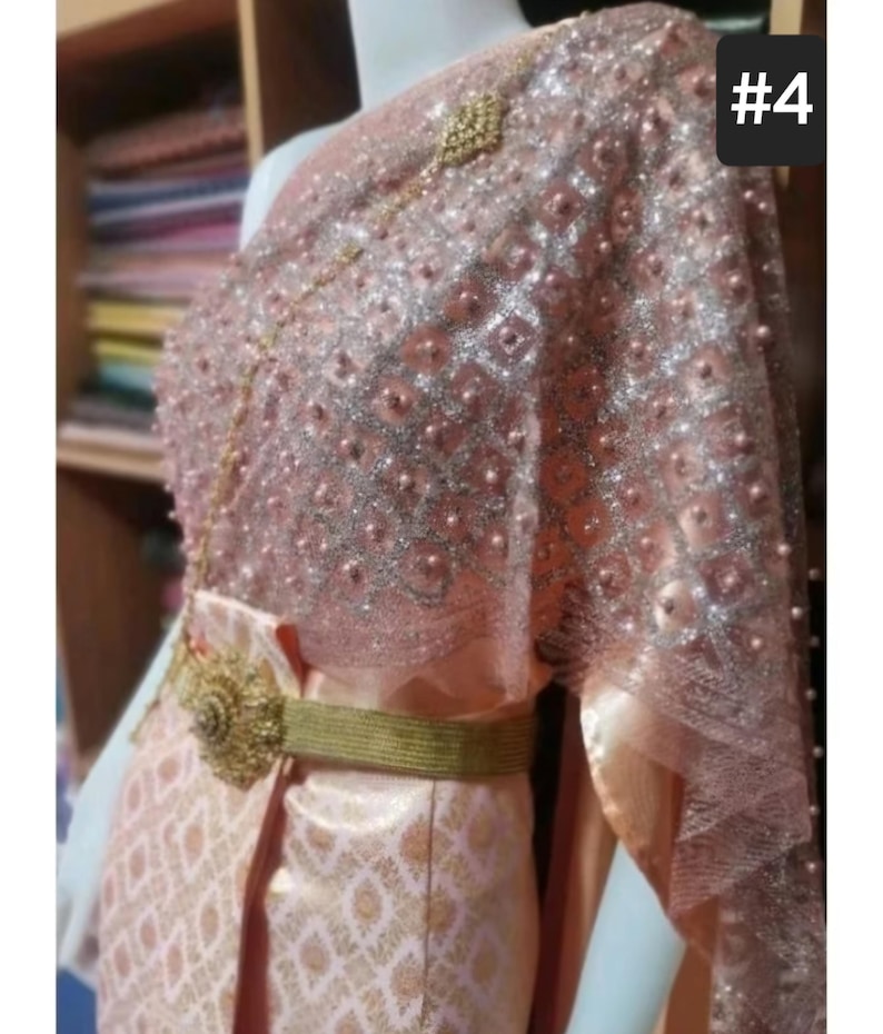 Beautiful Traditional Thai Dressi Thai/khmer Wedding Dressi Handwoveni ...