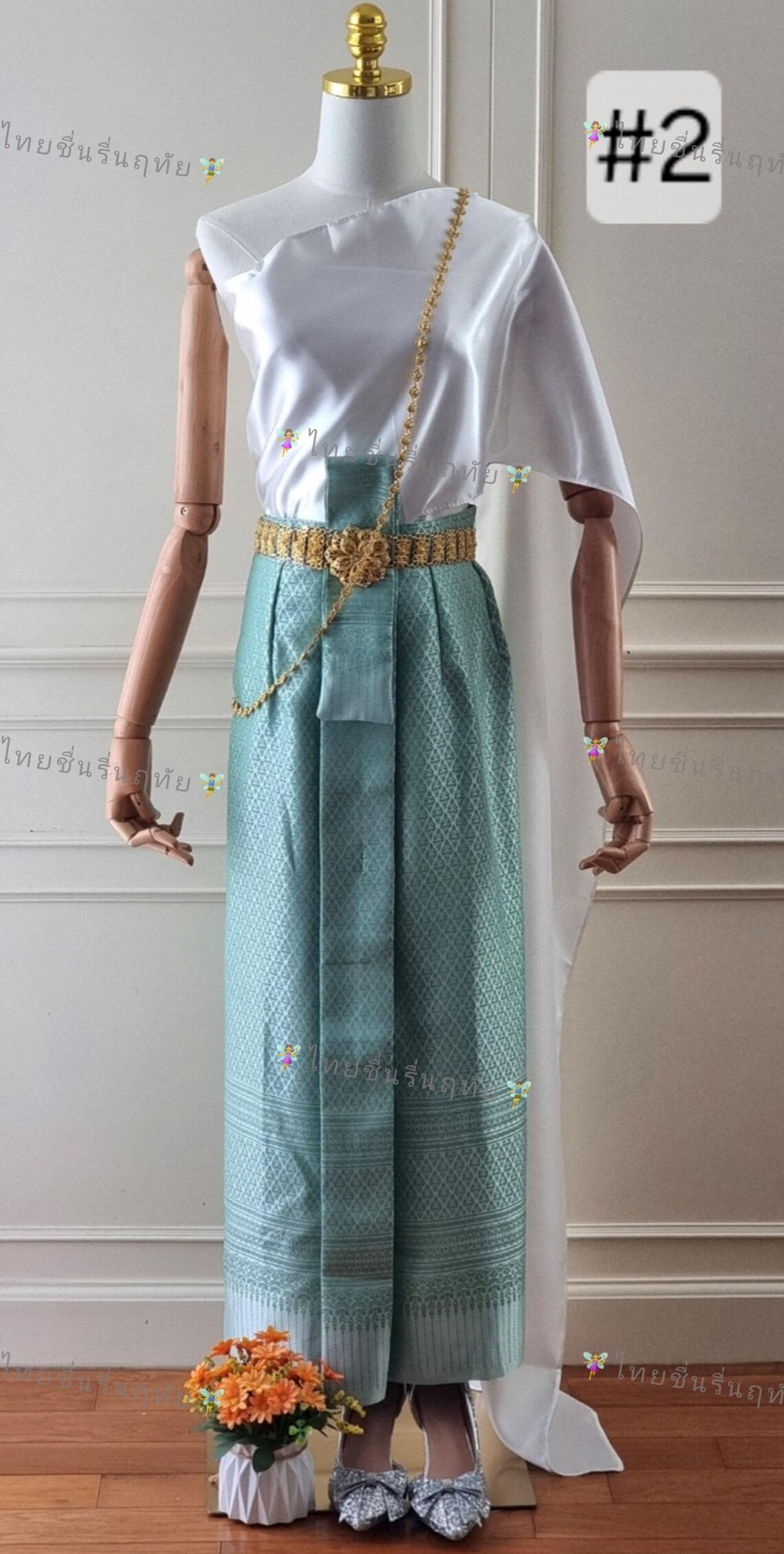 Gorgeous Thai Bridemaid Dressi Thai/khmer Wedding Dressi Traditional ...