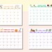 2025 Animals Calendar Printable, Cute Calendar 2025, Wall Calendar for ...