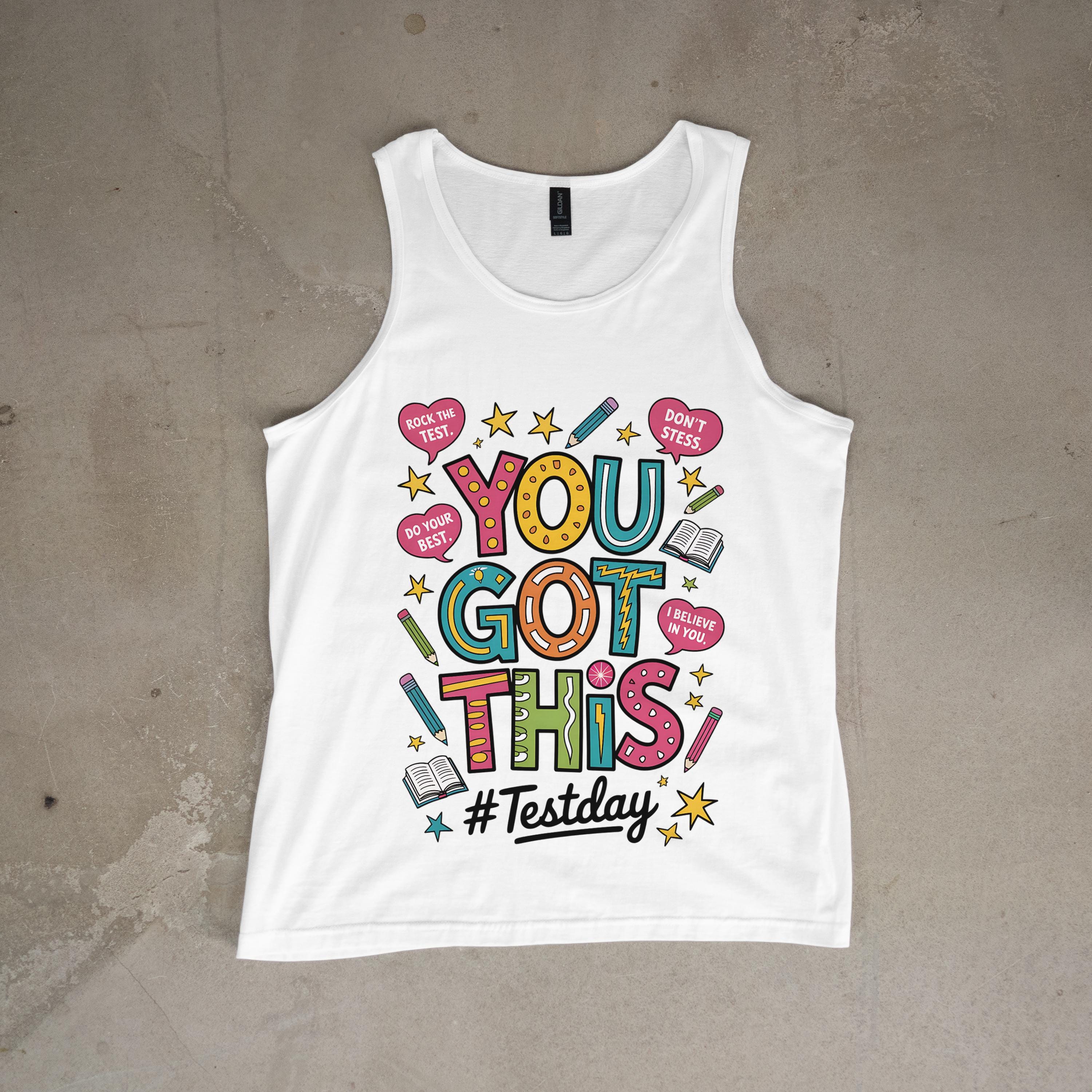 You Got This PNG Sublimation Design, It’s Test Day Png, Teacher Test ...