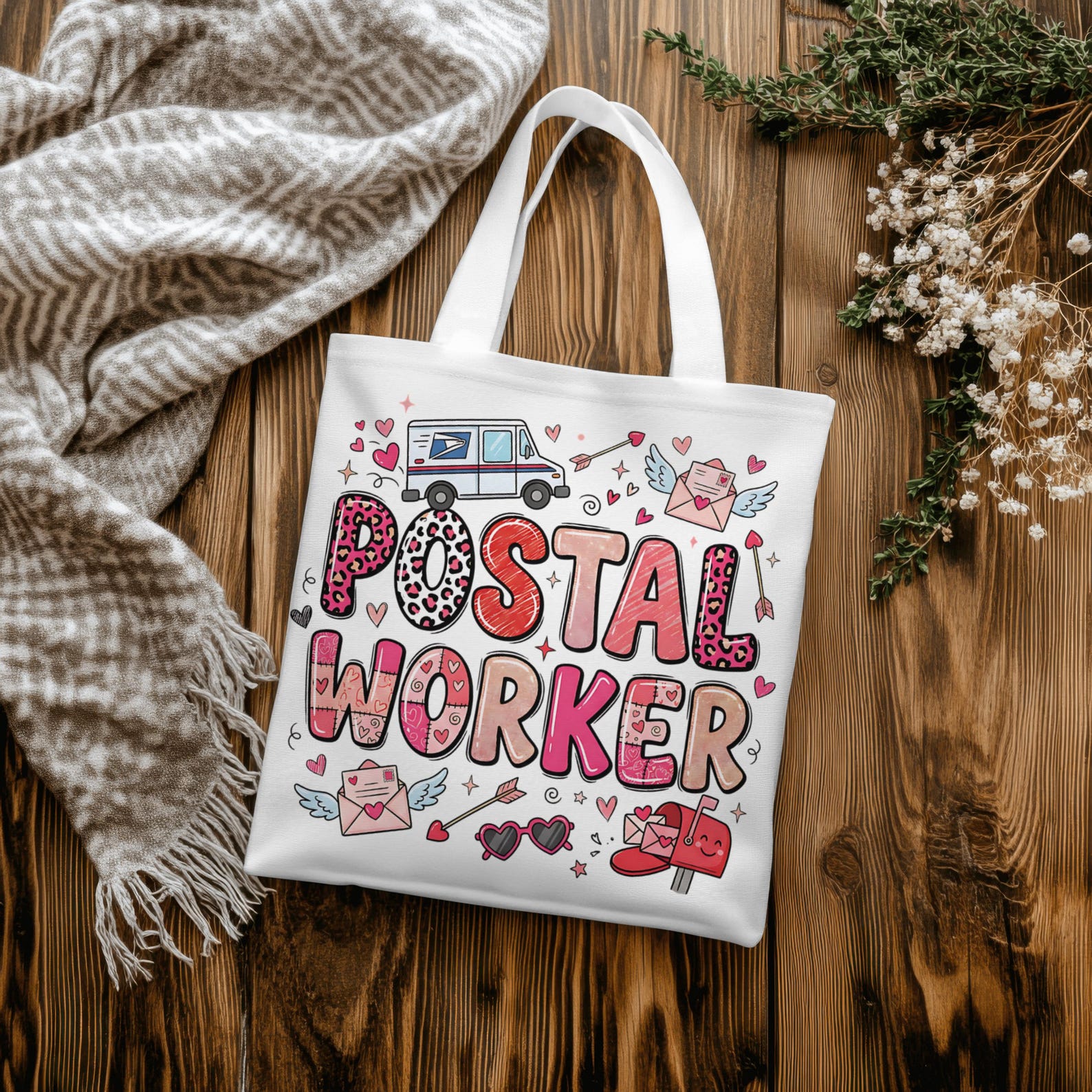 Valentine's Day Postal Worker Png Sublimation Design, Postal Life ...