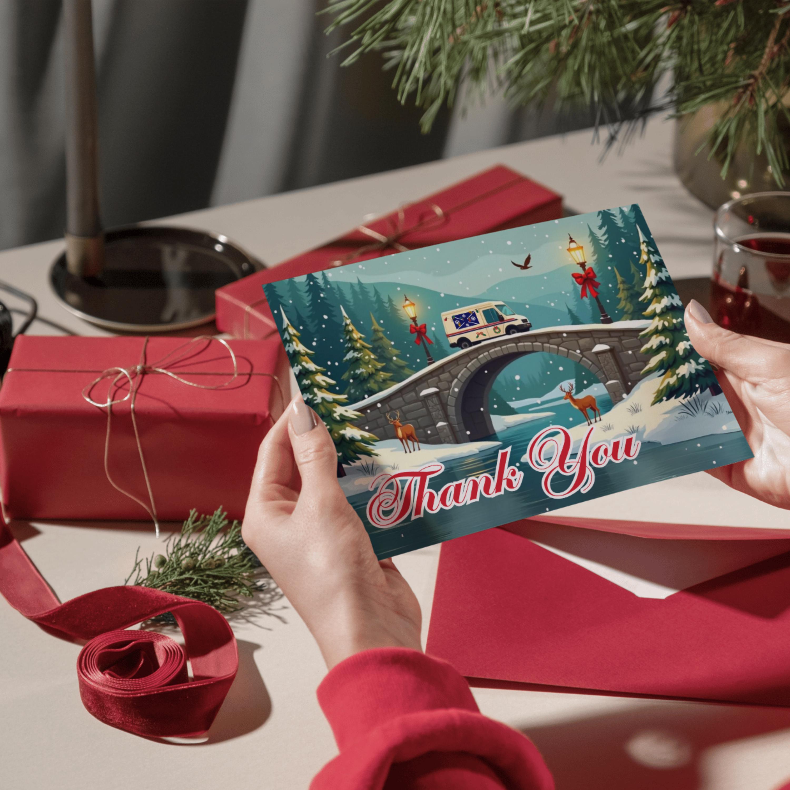 Letter Carrier Thank You Postcard| Postal Postcards| Mail Carrier Card ...