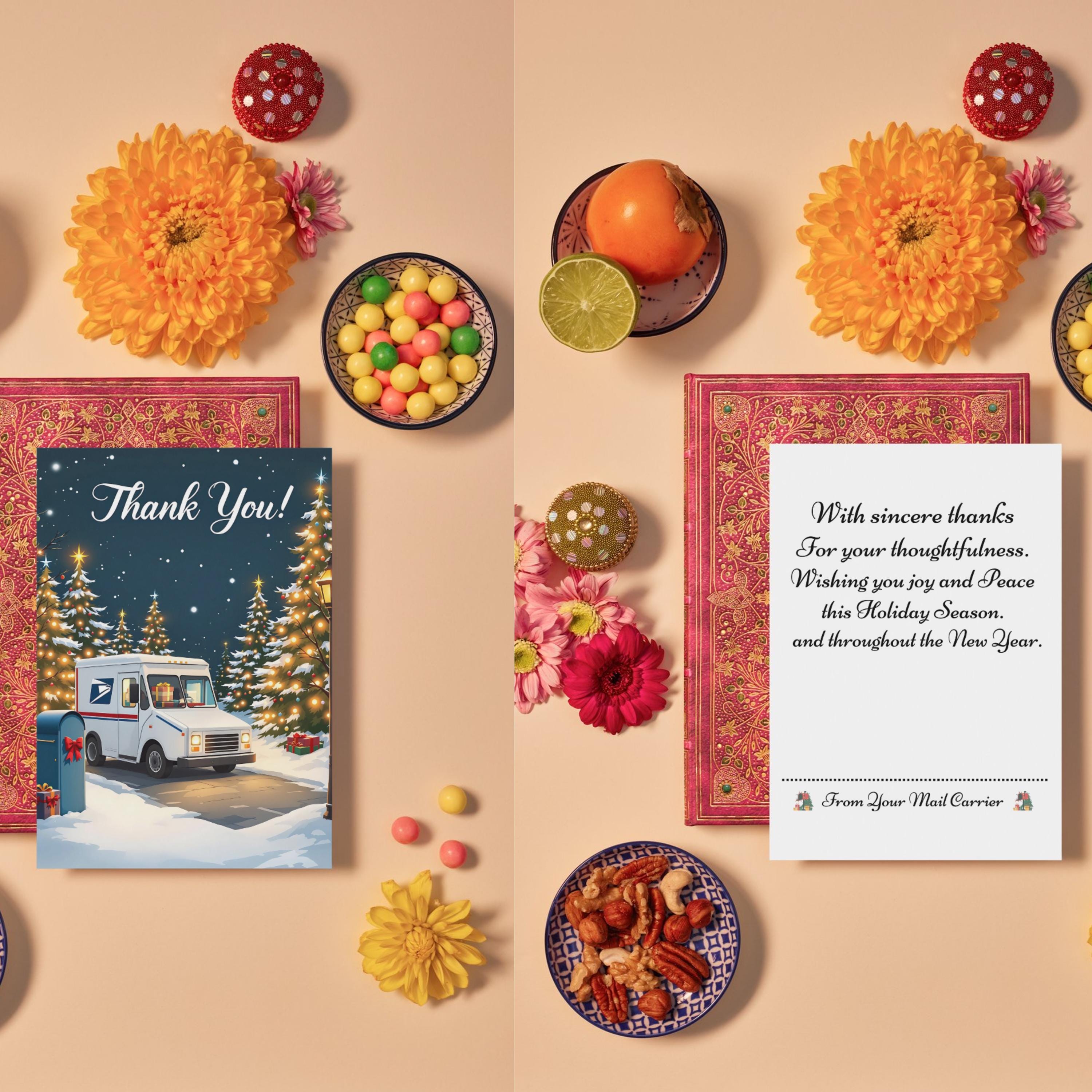 LLV Letter Carrier Thank You Post Cards, Postal Postcards, Mail Carrier ...