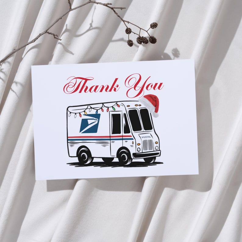 Letter Carrier Thank You Post Cards | USPS Mail Carrier Thank You ...