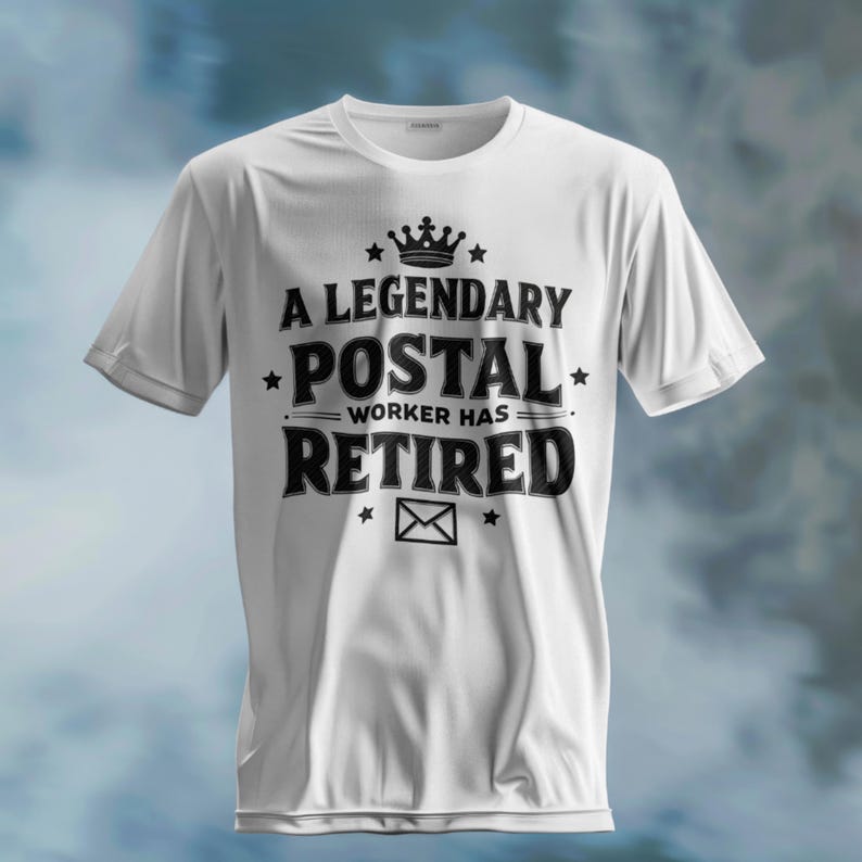 Retired Postman PNG Sublimation Design, Postal Worker Retired Gift ...