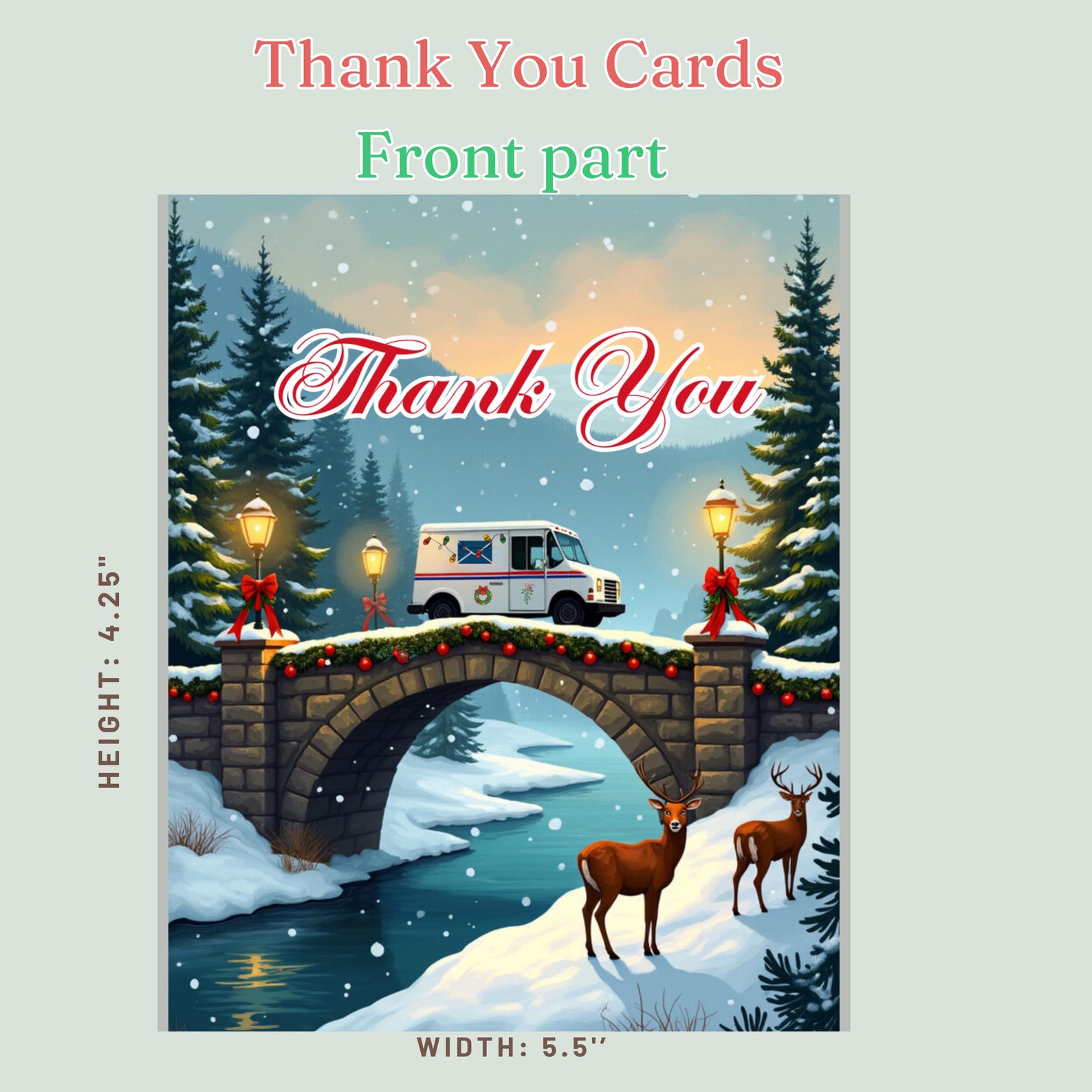 Letter Carrier Thank You Postcard| Postal Postcards| Mail Carrier Card ...