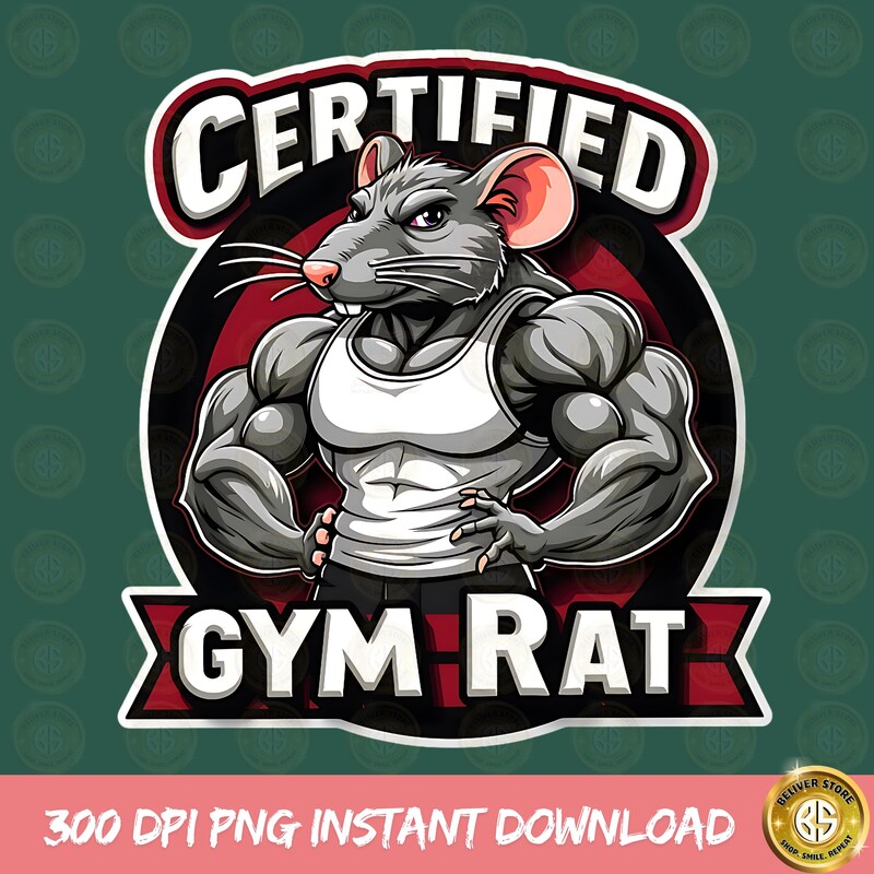 Gym Rat - Etsy