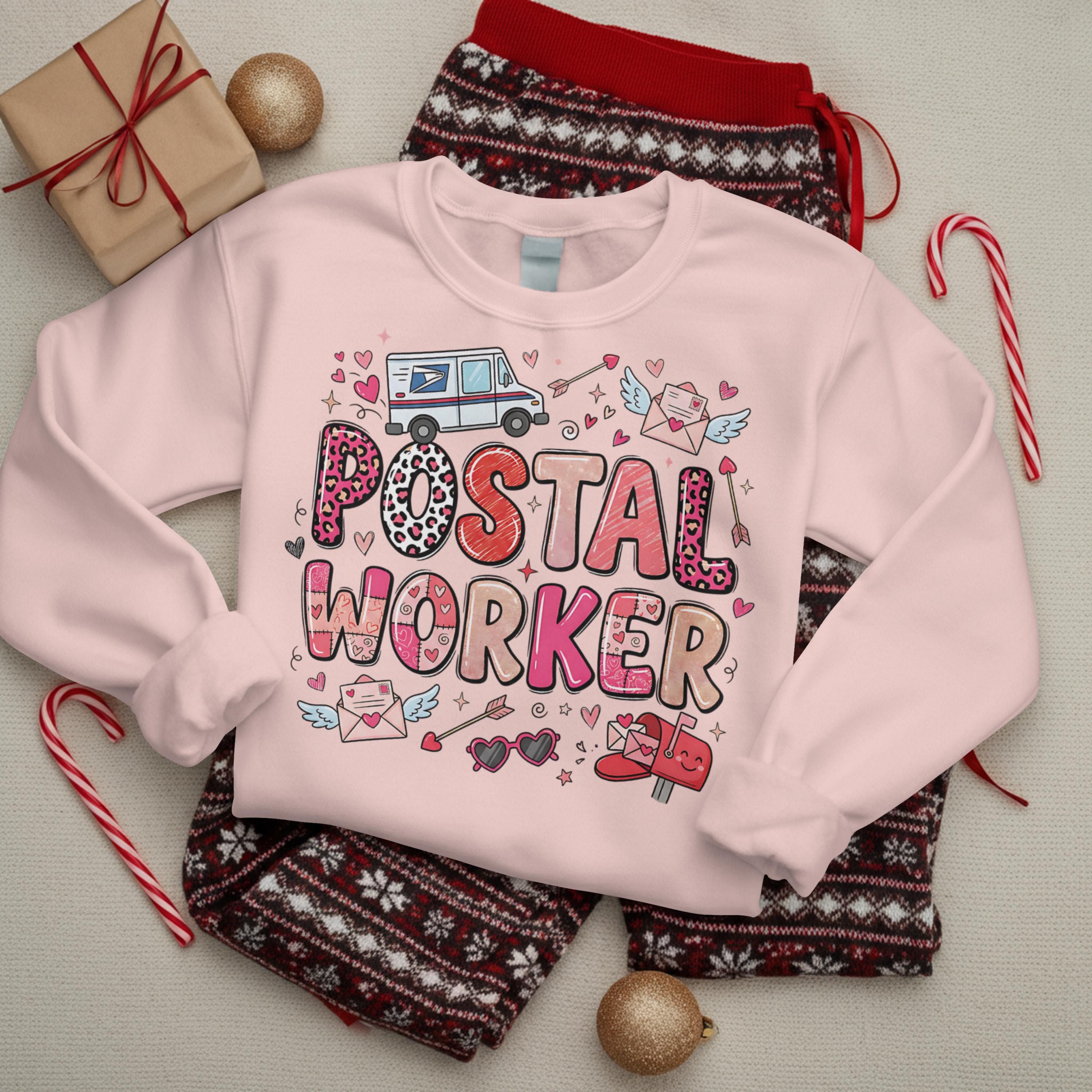 Valentine's Day Postal Worker Png Sublimation Design, Postal Life ...