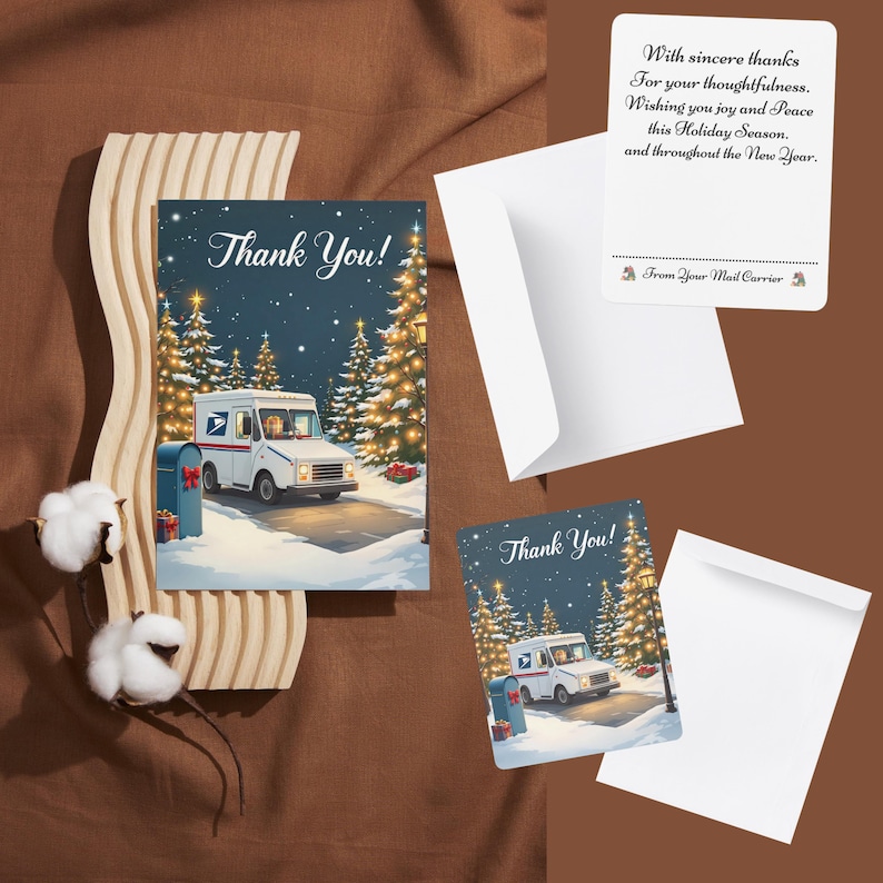 LLV Letter Carrier Thank You Post Cards, Postal Postcards, Mail Carrier ...