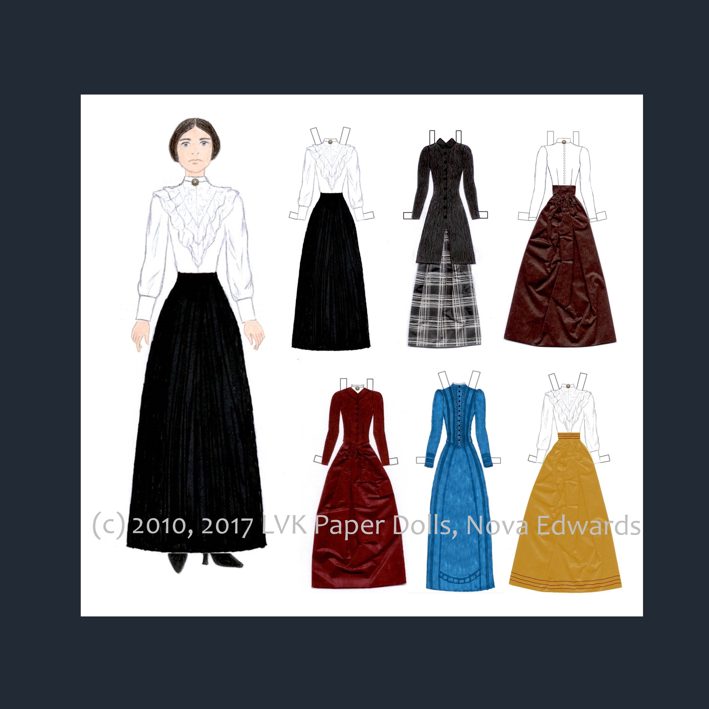 Susan B. Anthony Paper Doll Kit - Etsy