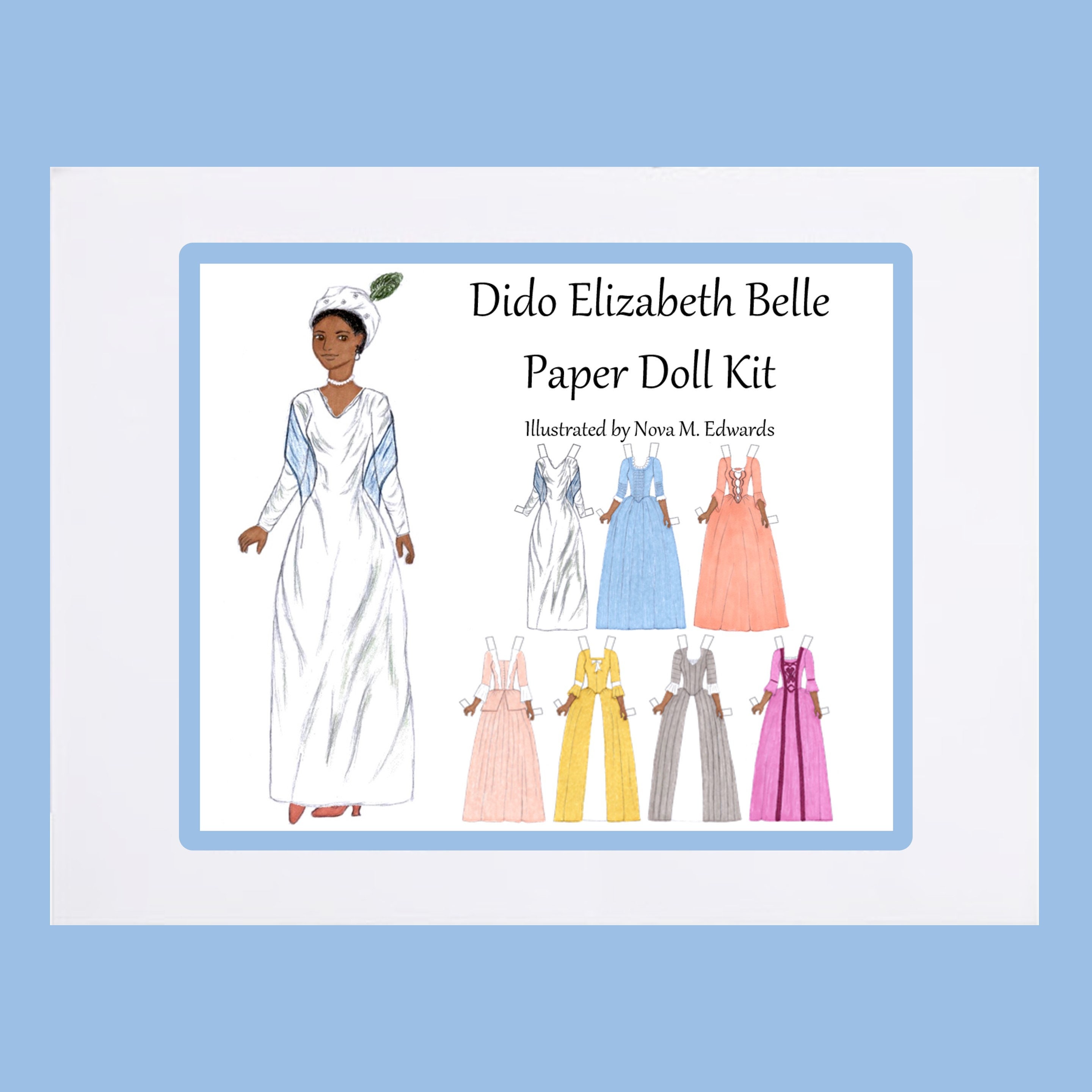 Dido Elizabeth Belle Paper Doll Kit Illustration Women's History ...