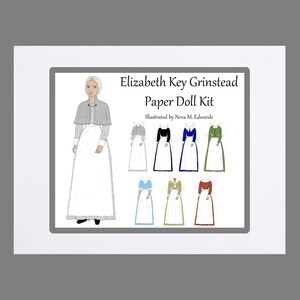 Elizabeth Key Grinstead Paper Doll Kit Court Case Sue for Freedom ...