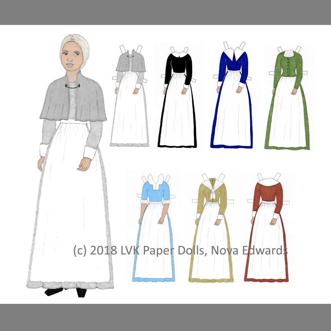 Elizabeth Key Grinstead Paper Doll Kit Court Case Sue for Freedom ...