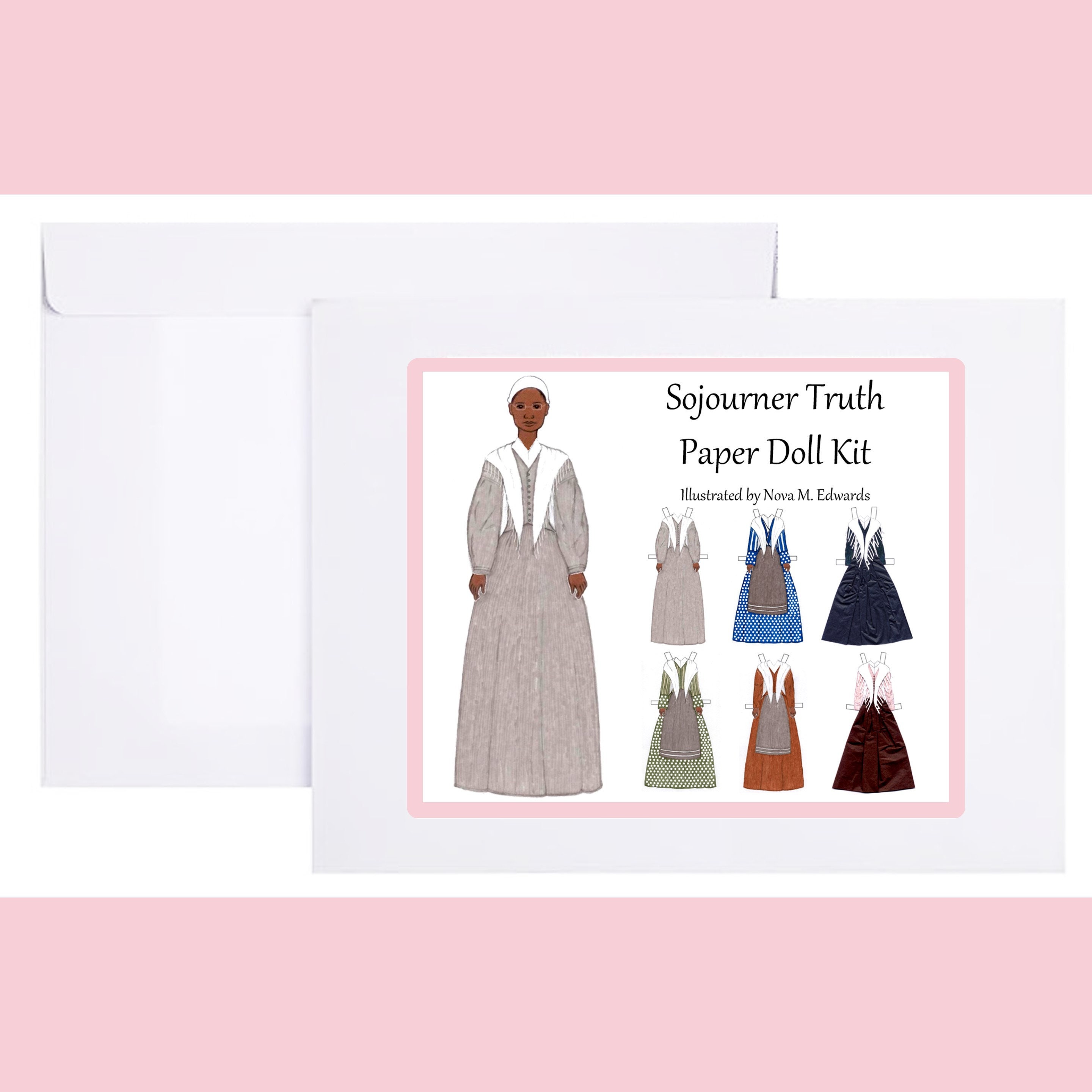 Sojourner Truth Paper Doll Kit Abolitionist Womens Rights Activist ...