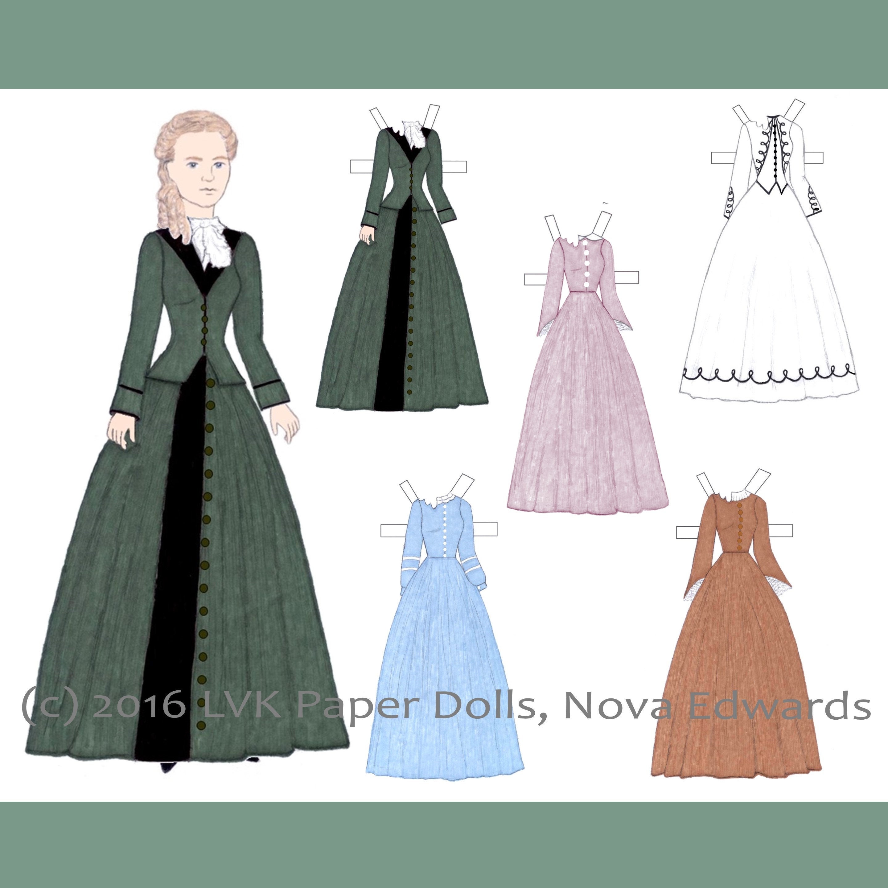 Matilda Joslyn Gage Paper Doll Kit - Etsy