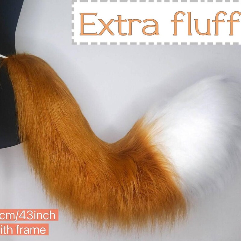 Furry Black Wolf Tail - Etsy