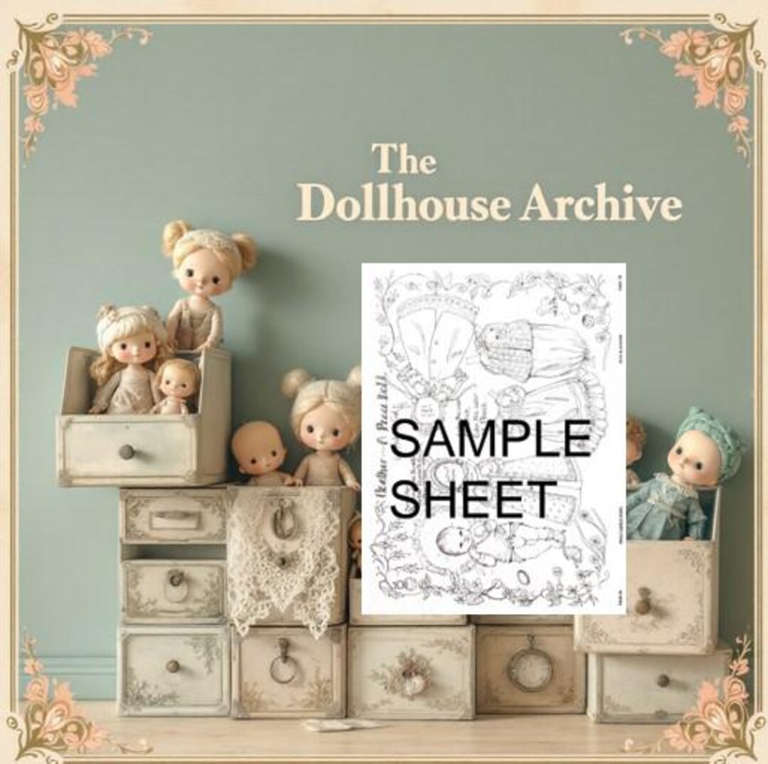 Vintage Baby Heather & Helen Paper Dolls: 2 Printable Coloring Pages ...