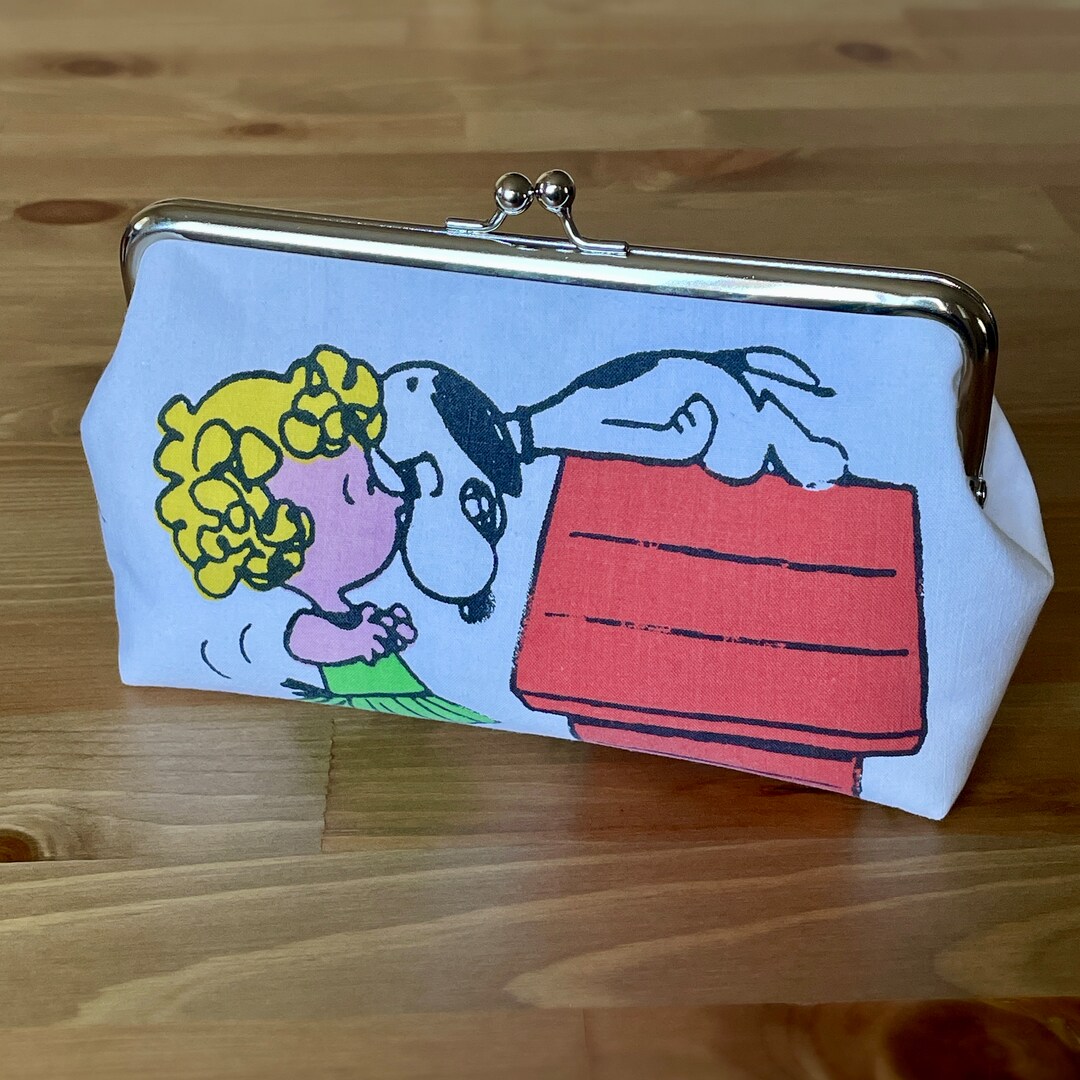 PEANUTS Snoopy Vintage Bed Sheet Charlie Brown Linus Frieda 18cm Framed ...