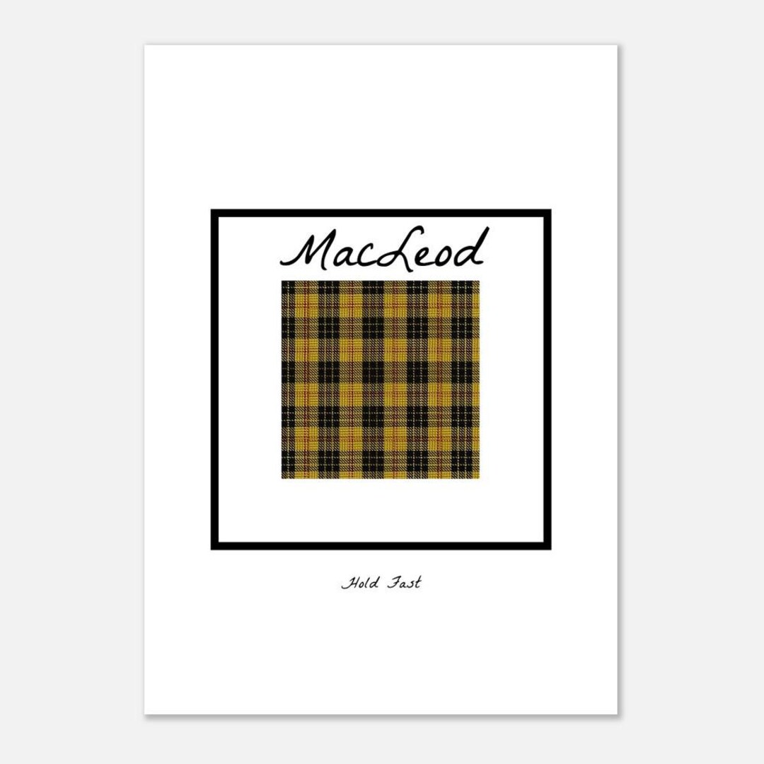 Traditional Scottish Clan Tartan Print Gift for Home Decor - Clan ...