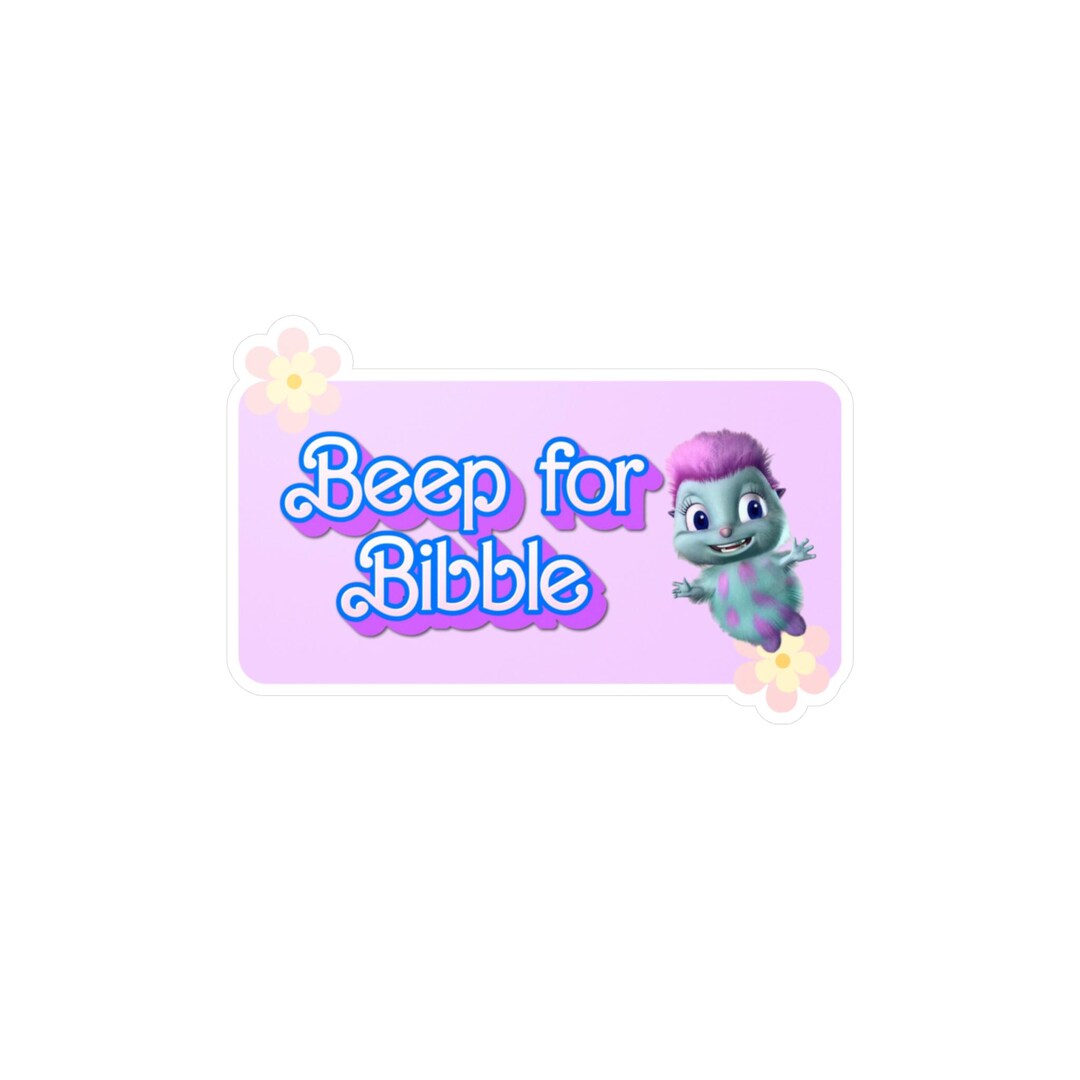 Beep for Bibble Vinyl Decal Sticker Fairytopia, Bibble Fairytopia Elina Mermaidia, Laptop Decals ...