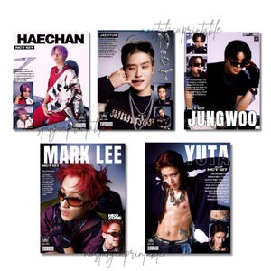 NCT 127 (OT8) Art Poster Prints (10 JPGS) | NCT 2 Baddies Era Poster ...