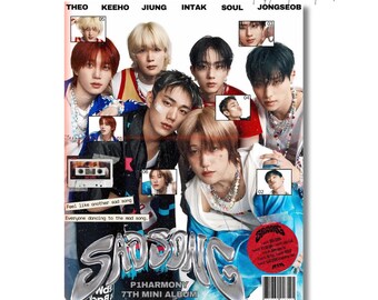 Ateez Poster Print | Aesthetic Kpop Room Decor | Printable Kpop Wall Art | Digital Download - Etsy