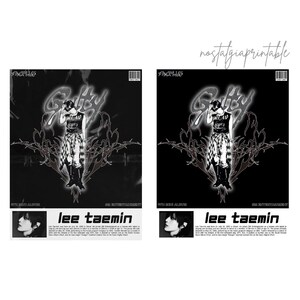 Taemin "guilty" Poster Print | Lee Taemin Shinee | Aesthetic Kpop Room ...