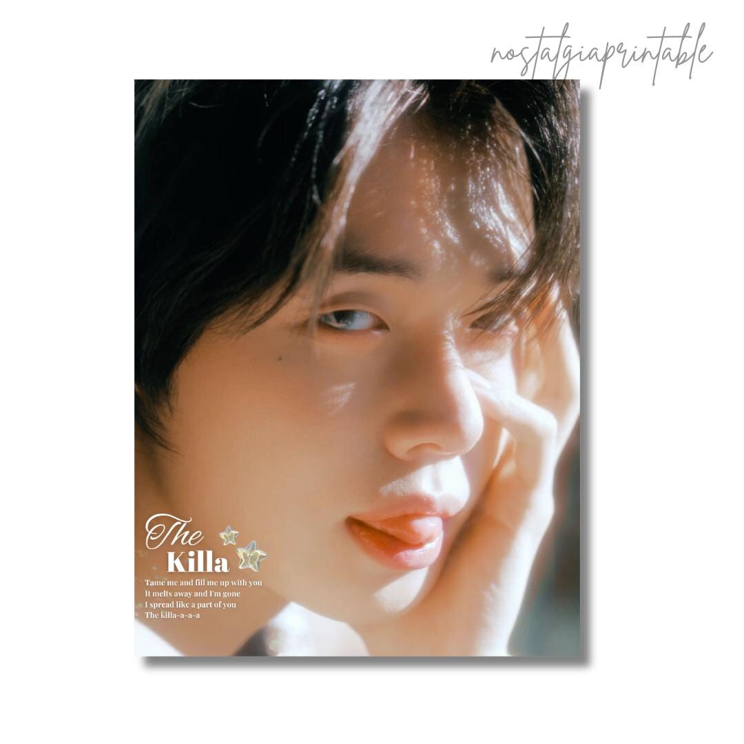 TXT Yeonjun 'the Killa' Poster Print Aesthetic Kpop Room Decor ...