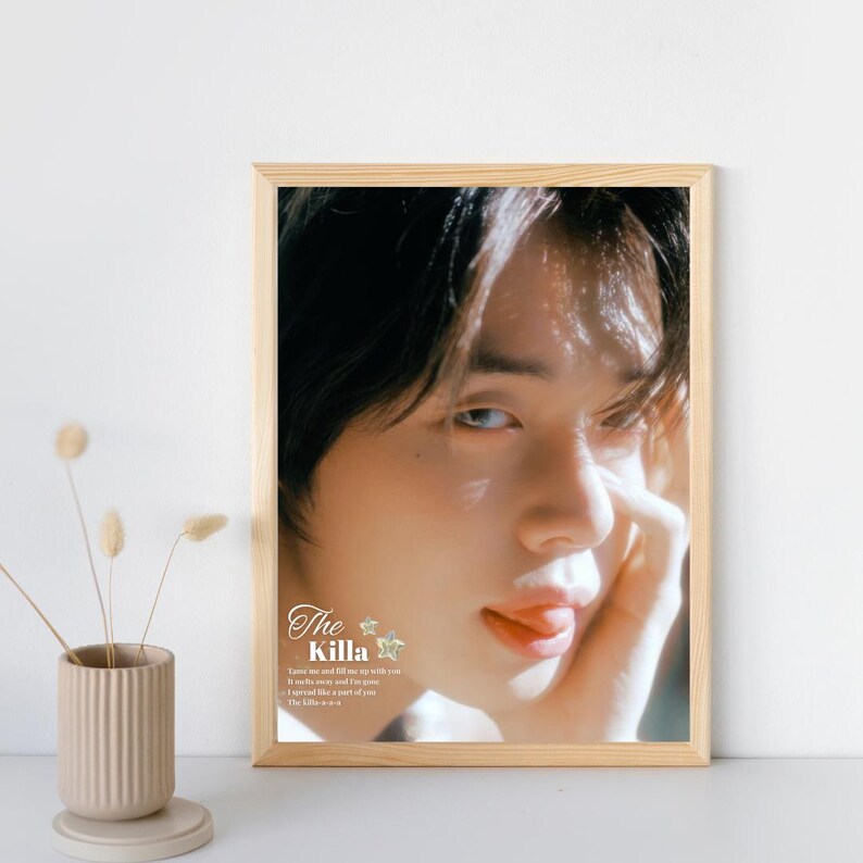 TXT Yeonjun 'the Killa' Poster Print Aesthetic Kpop Room Decor Printable Kpop Wall Art Digital ...