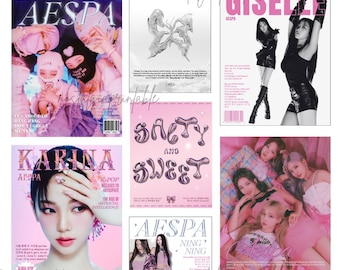 IVE 'accendio' Poster Print 8 JPGS Aesthetic Kpop Room Decor Printable Kpop Wall Art Digital ...