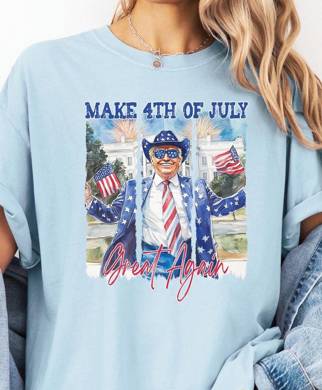 Trump July 4th Shirt, Make 4th of July Great Tee, Comfort Colors ...