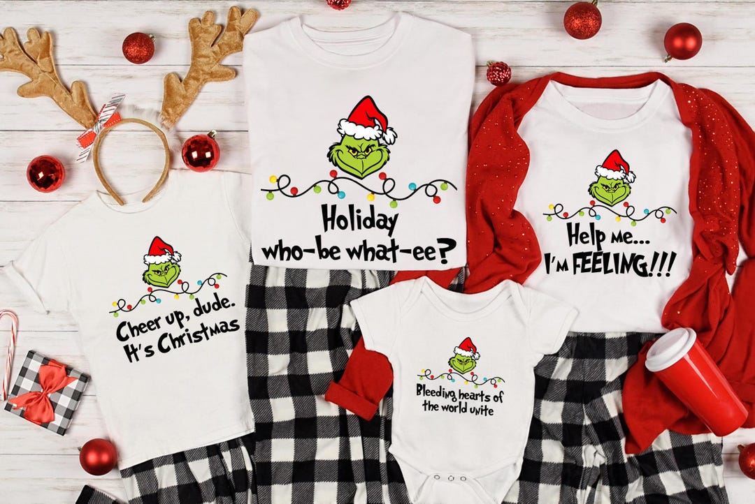 Grinch Christmas Shirt, Grinch Saying Tee, Grinch Quote Tee, Family ...