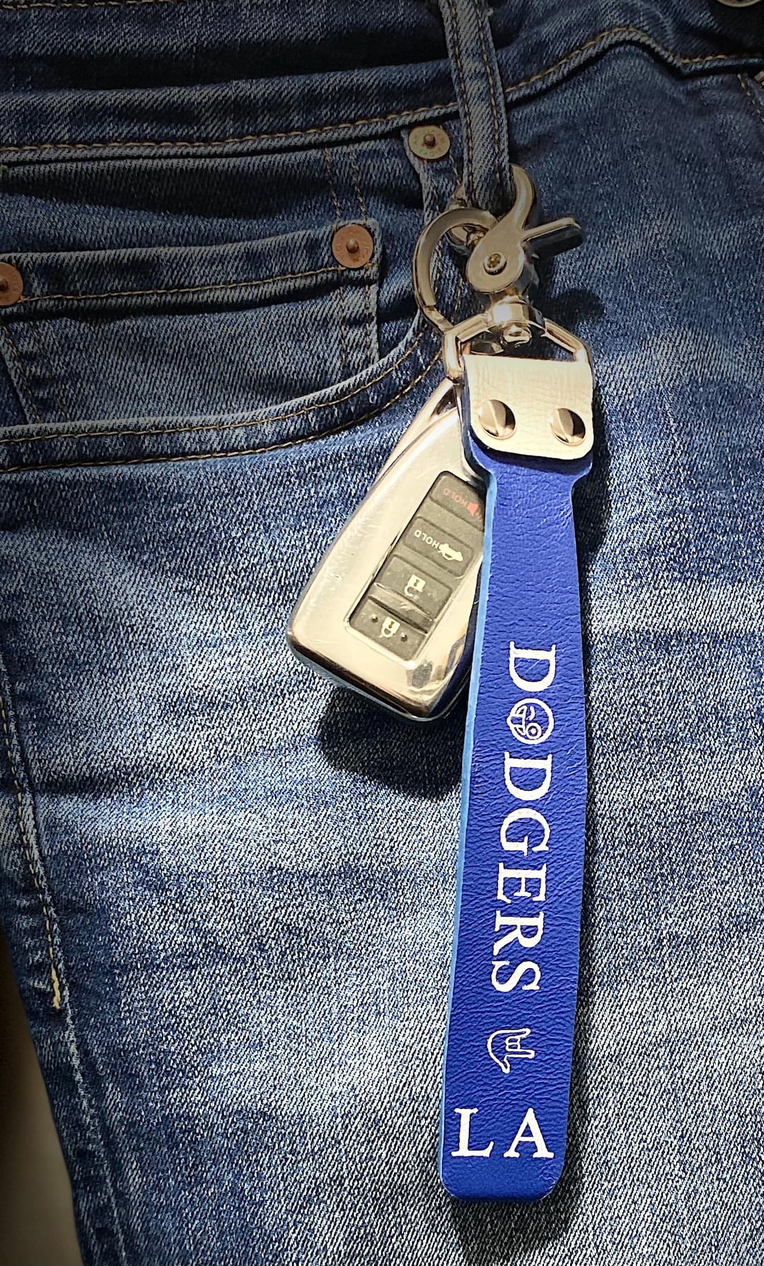 Personalized Dodgers Key Chain - Etsy