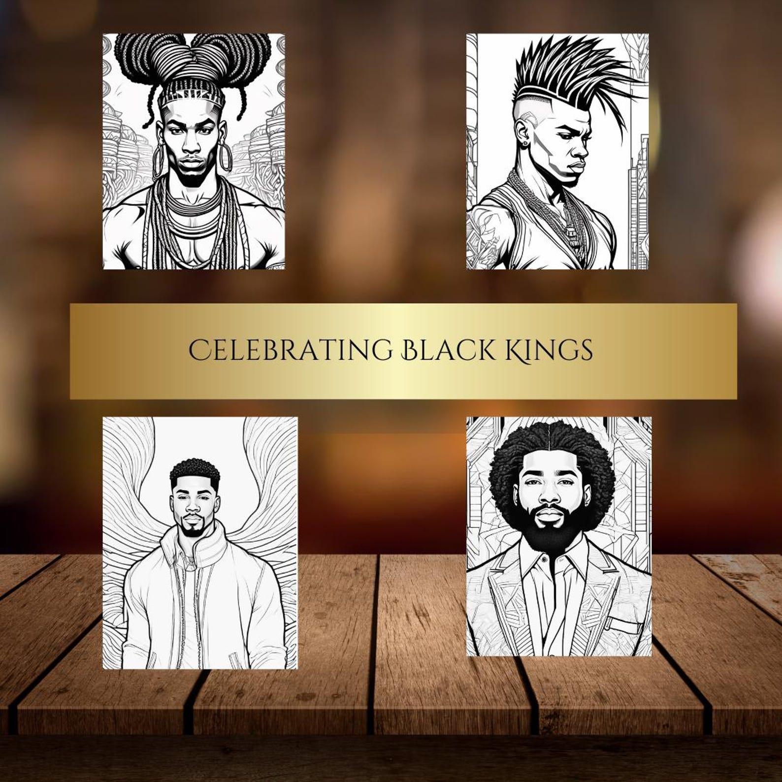 Strong Men Coloring Pages -muscular Athletes, Bodybuilding, Power ...