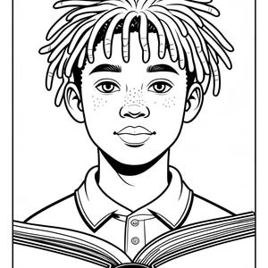 Black Boy Joy Coloring Book: Empowering Illustrations (PDF Download) - Etsy
