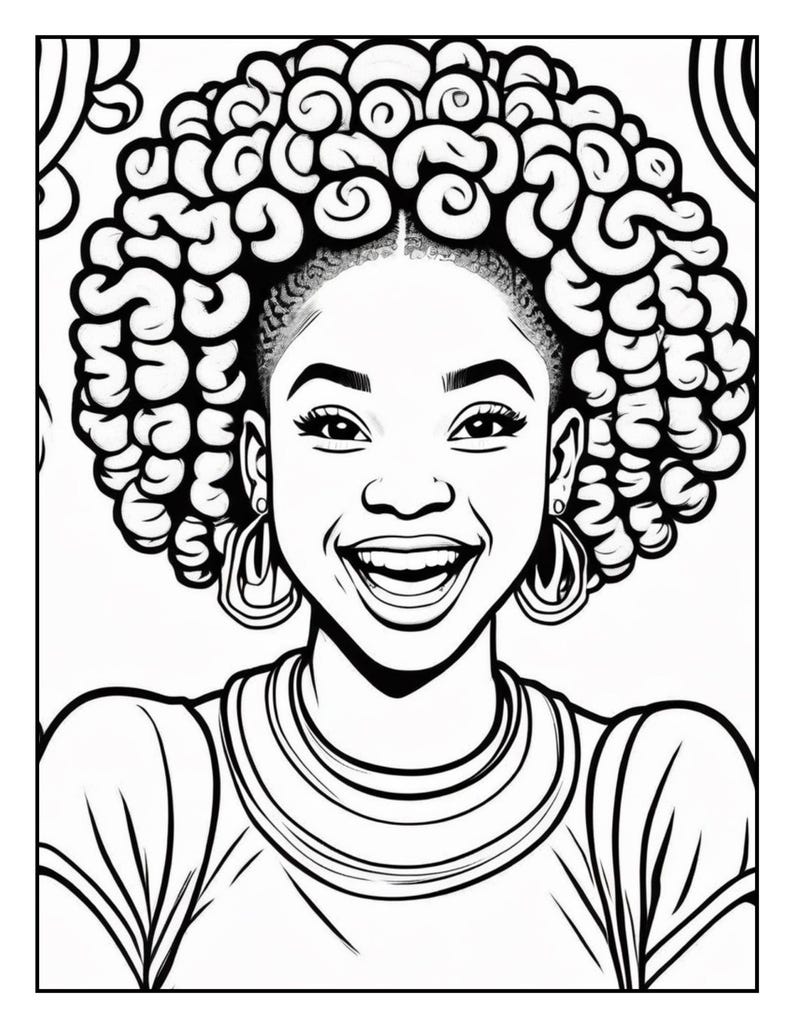 Black Girl Coloring Book Teen Girl Coloring Pagesprintable Coloring