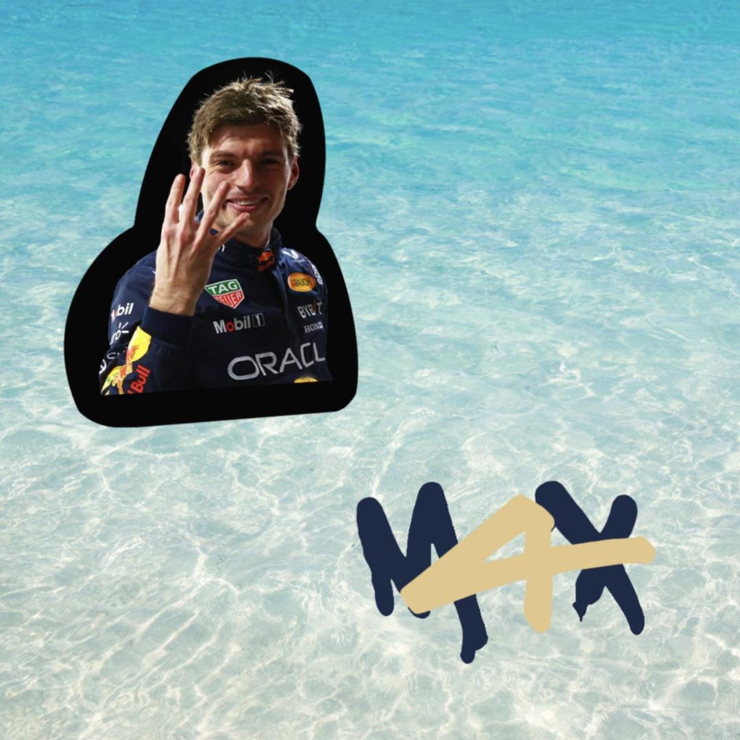 Max Verstappen Red Bull Racing 4 Time World Champion Formula 1 F1 ...