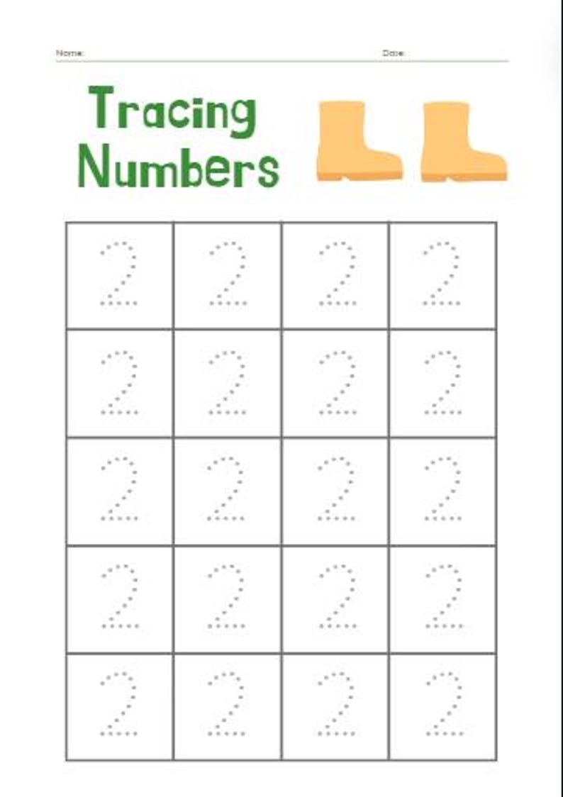 Tracing Numbers Worksheet,traceable Numbers, Preschool Worksheets, 0-9 ...