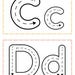 ABC Coloring Book, Alphabet Tracing Cards Worksheets, Alphabet Tracing ...