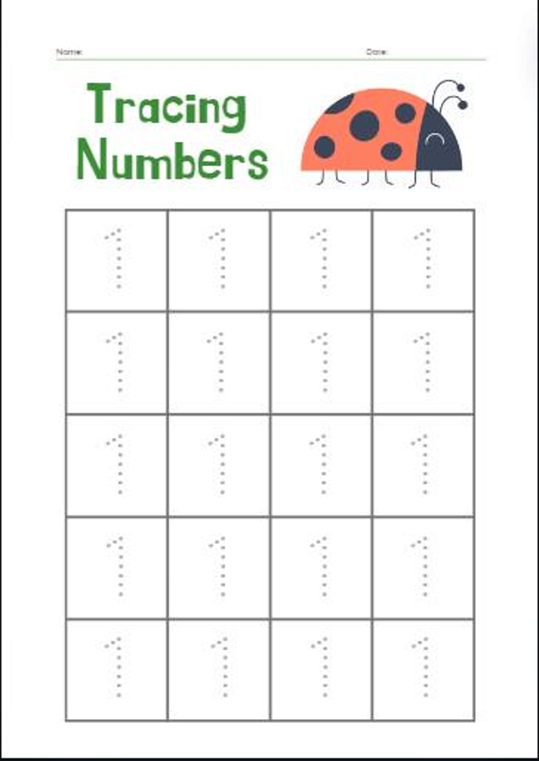 Tracing Numbers Worksheet,traceable Numbers, Preschool Worksheets, 0-9 ...
