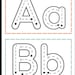 ABC Coloring Book, Alphabet Tracing Cards Worksheets, Alphabet Tracing ...