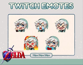 Dark Link Emote Pack| Legend of Zelda| Twitch/discord Icon| Kawaii ...