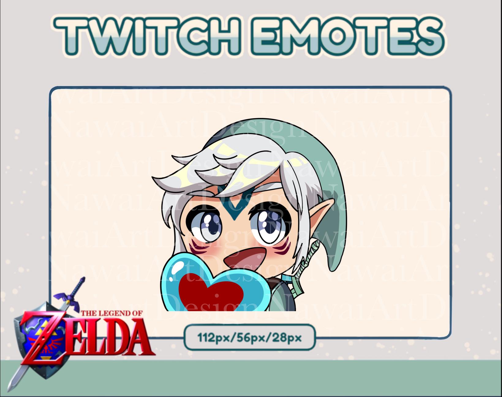 Fierce Deity Link Emote Pack| Legend of Zelda| Majoras Mask| Twitch ...