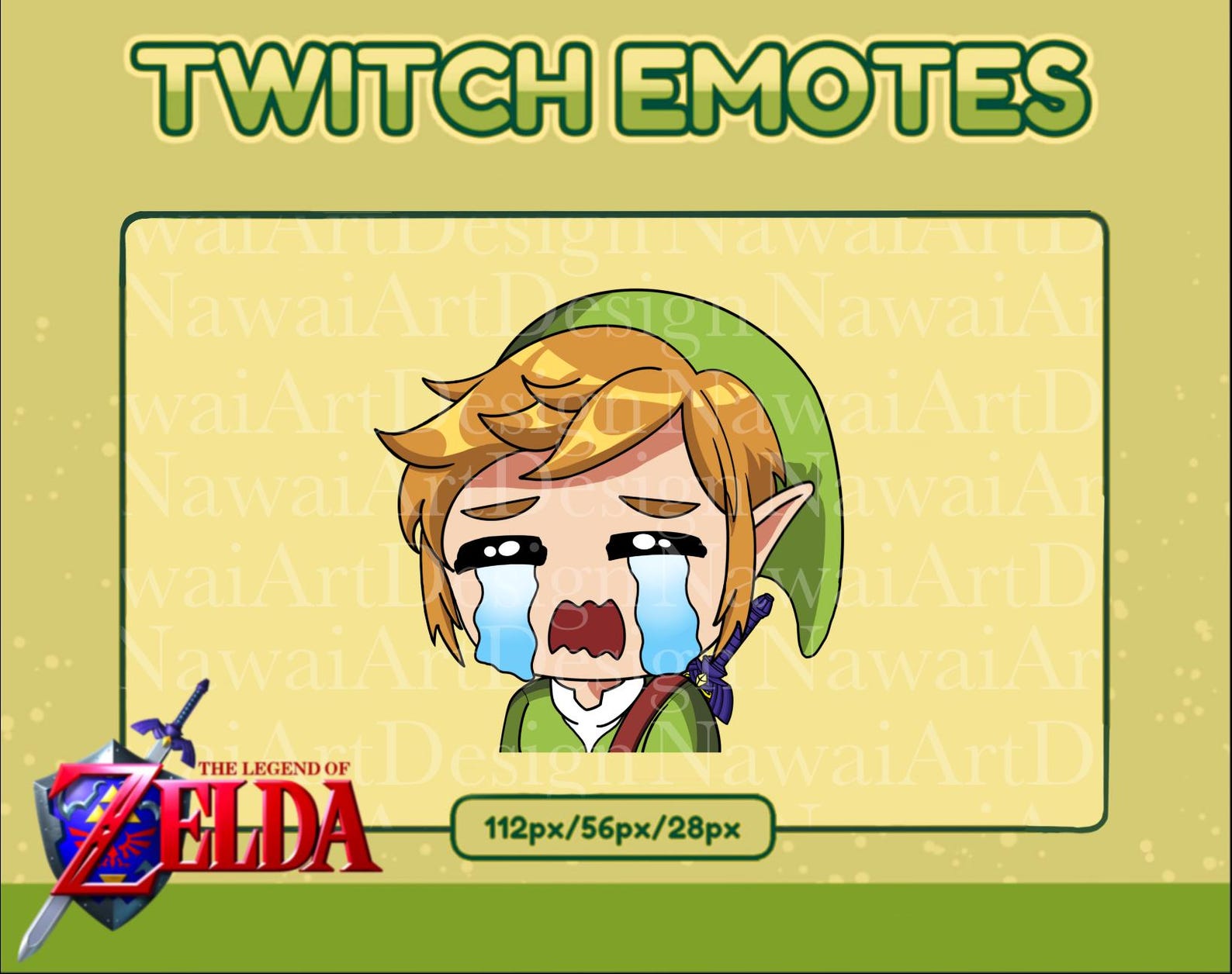 Link Emote Pack| Legend of Zelda| Twitch/discord Icon| Kawaii Chibi ...